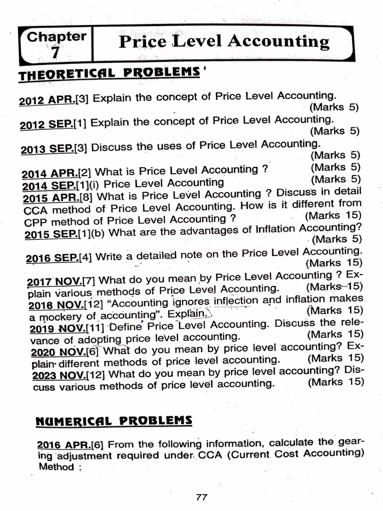 Price Level Accounting | PDF | Business | Computers