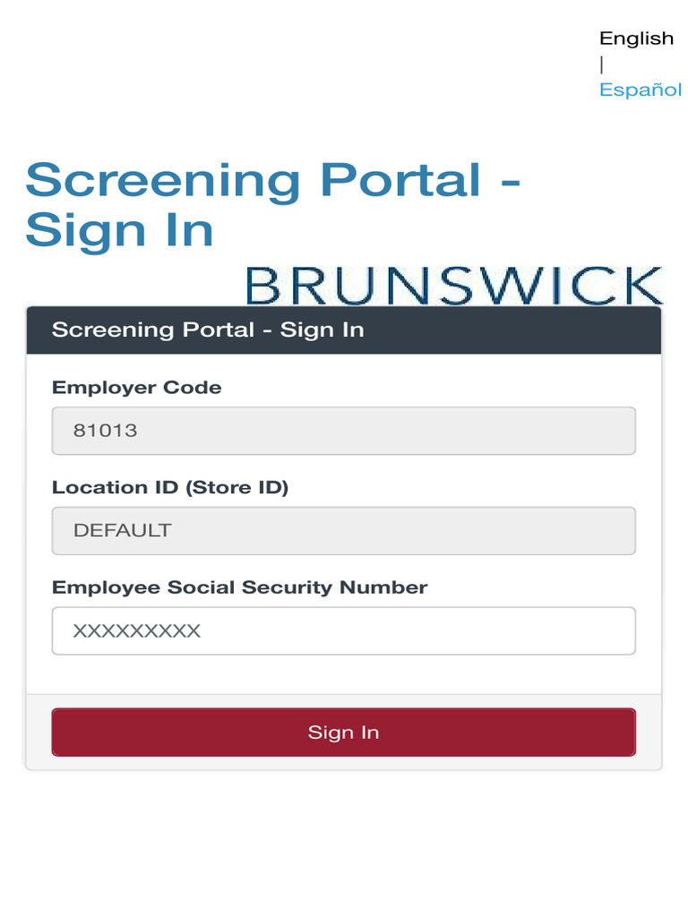 New Employee Screening Portal - Sign in | PDF