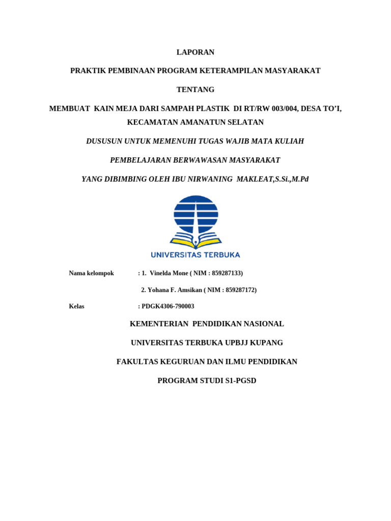 Laporan Tugas 3 PBK | PDF