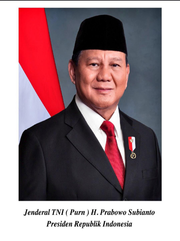 Foto Presiden Dan Wakil Presiden RI 2024-2029 | PDF