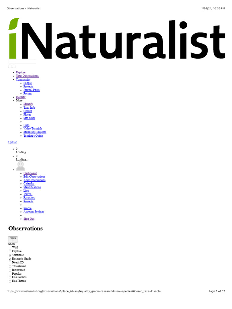 Observations INaturalist | PDF | Bumblebee | Lepidoptera