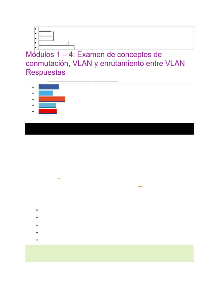 Practica Actualizada 0ctubre 2024 VLAN y Enrutamiento Entre VLAN | PDF | Conmutador de red ...