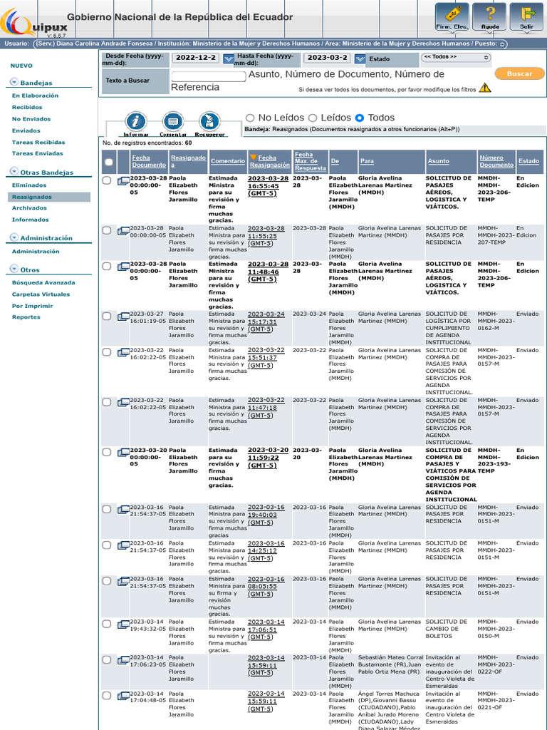 Quipux - Sistema de Gestión Documental 2 | PDF