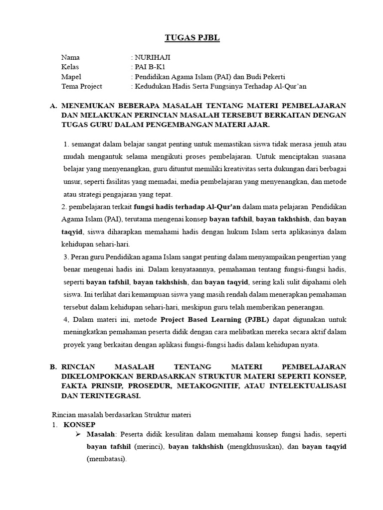 Tugas PJBL Nurihaji QH | PDF