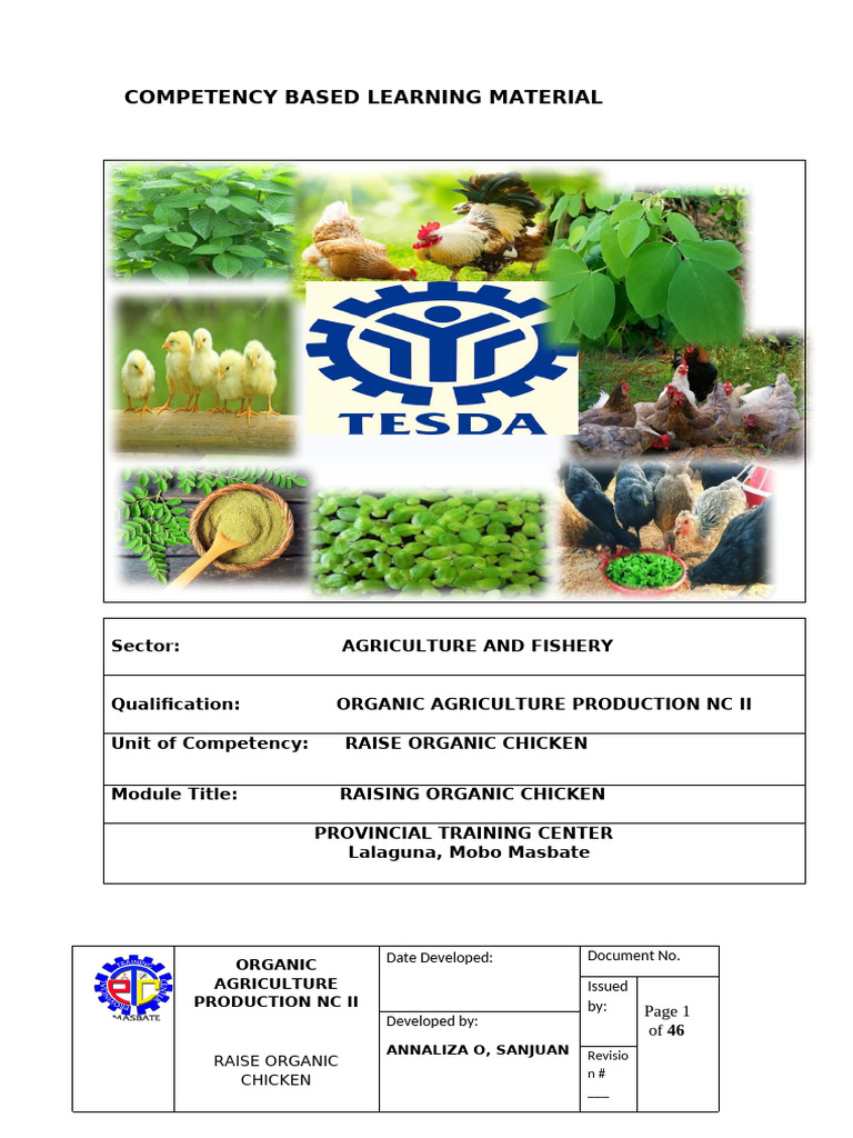 CBLM Cover | PDF | Animal Feed | Organic Foods