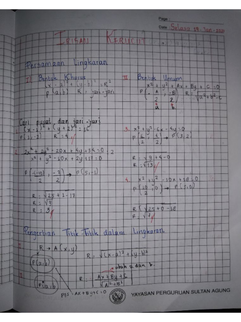 Catatan MTK Peminatan Rael Ariel Situmorang | PDF