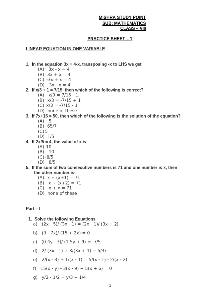 CH 2 Maths | PDF