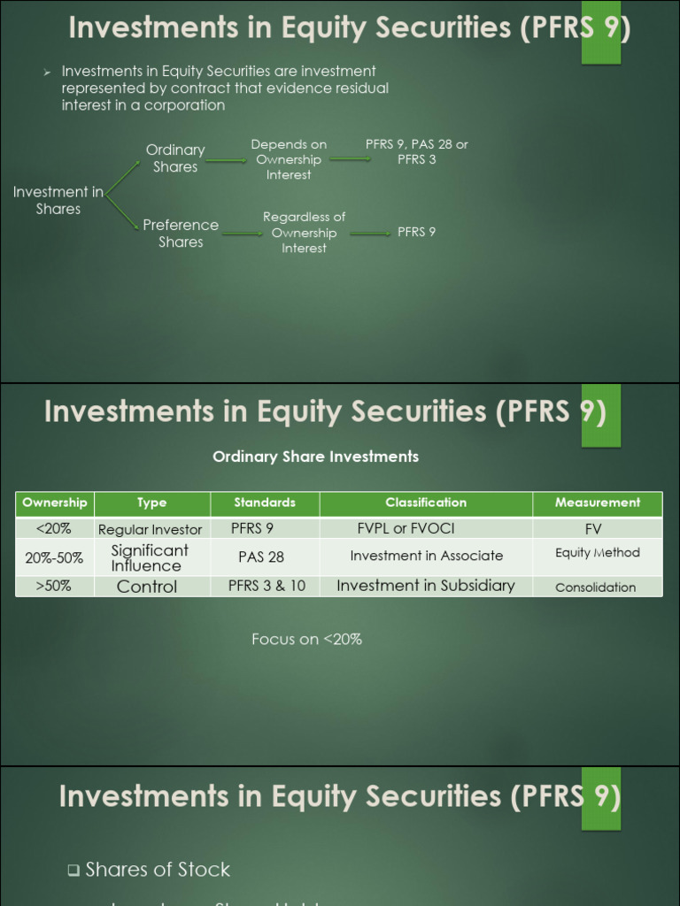 Equity Securities Investment Guide | PDF | Securities (Finance) | Stocks