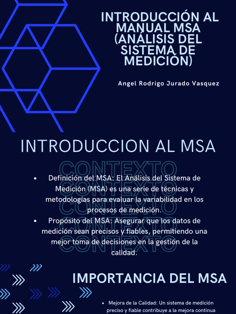 Introducción Al Manual MSA (Análisis Del Sistema de Medición) | PDF | Medición | Exactitud y ...