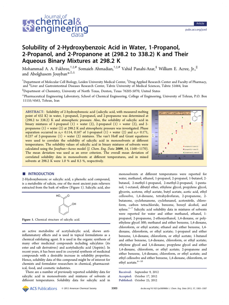 Pub-585 | PDF | Solubility | Acetic Acid