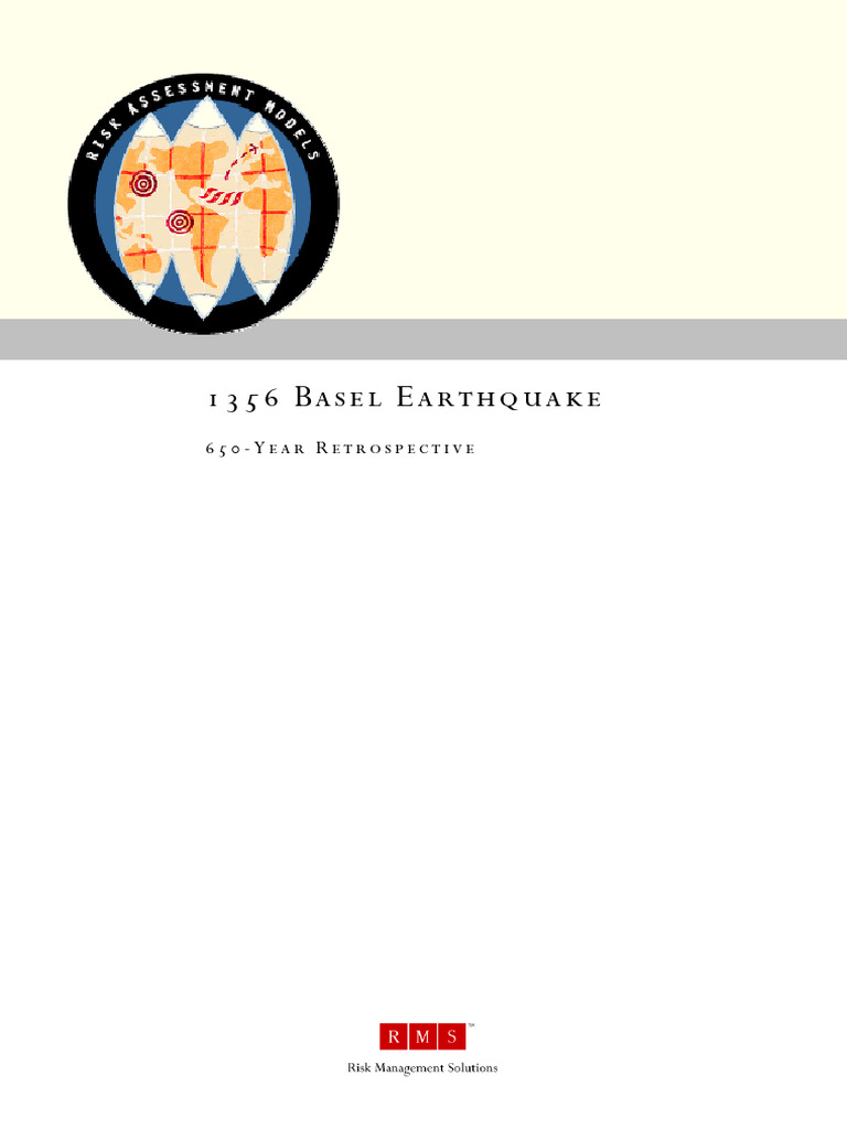 BaselReport 650year Retrospective | PDF | Earthquakes | Rhine