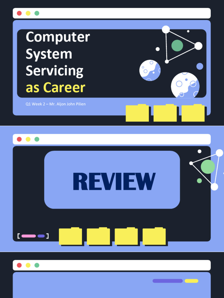 IT 9 WEEK 2 Lesson 2 Computer System As A Career P1 | PDF | Software | Databases
