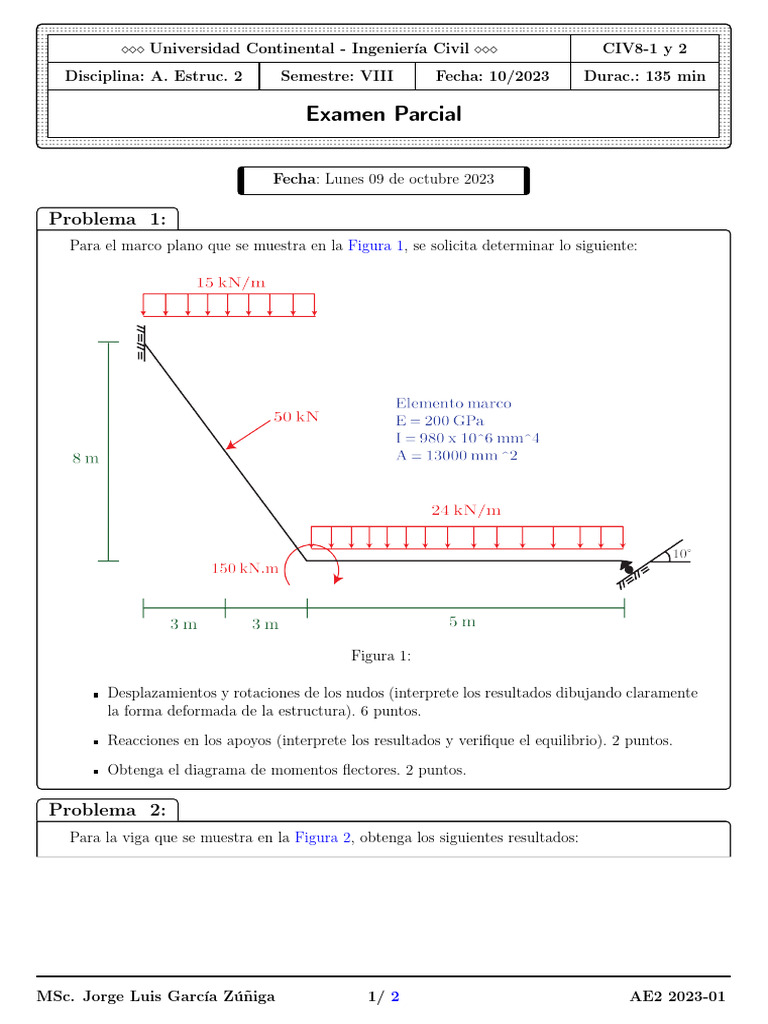 AE2 Examen Parcial UCSP 2023 2 Prob | PDF | Métodos y materiales de enseñanza | Ciencia y ...