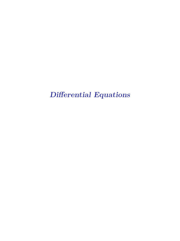Differential Equations 3 | PDF | Equations | Eigenvalues And Eigenvectors