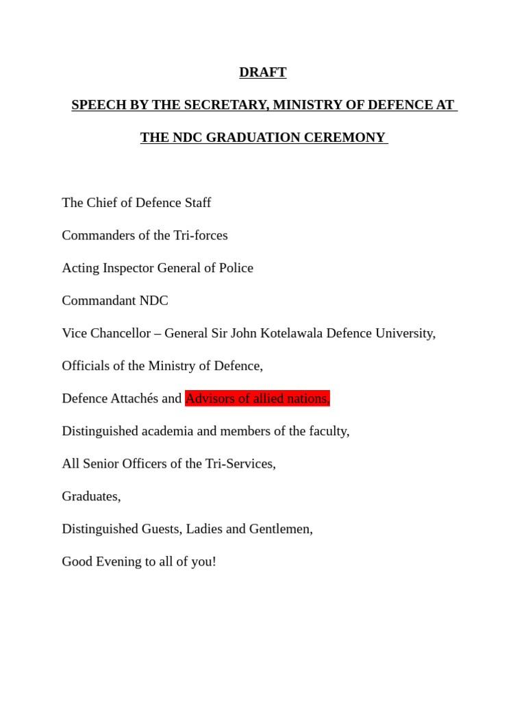 NDC Graduation Speech Ver II | PDF | Computer Security | Security
