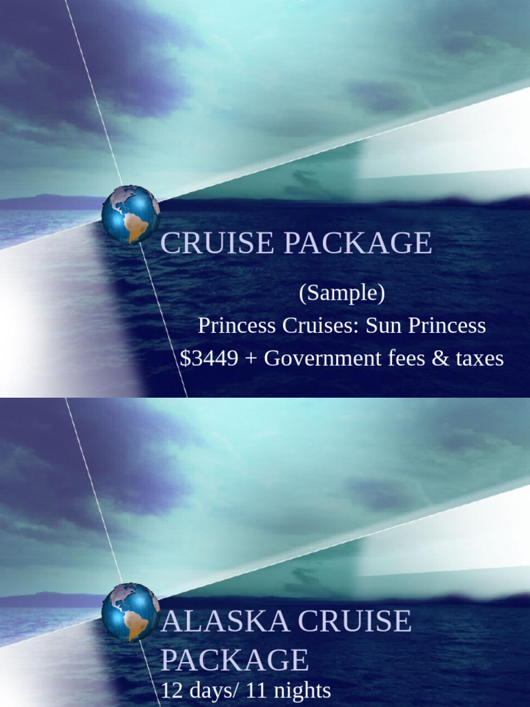 Cruise-Package - Sample | PDF | Denali | Alaska