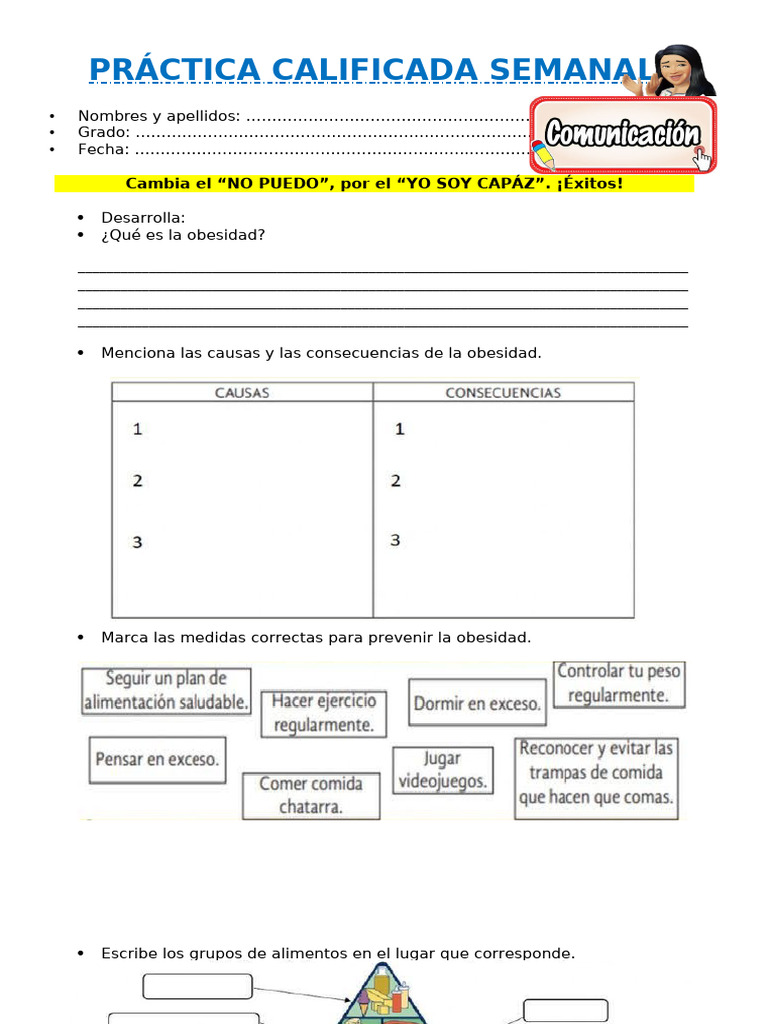 6ºevaluación Comunicación Semana 1 | PDF | Relaciones personales ...
