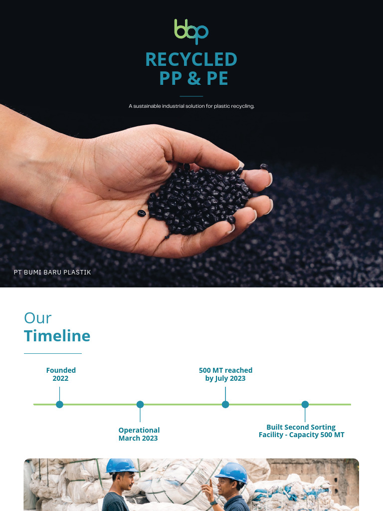 Company Profile PT. BBP | PDF | Plastic | Recycling