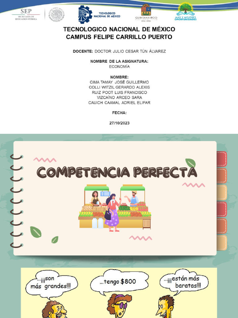 Economía Competencia Perfecta | PDF | Mercado (economía) | Competencia ...
