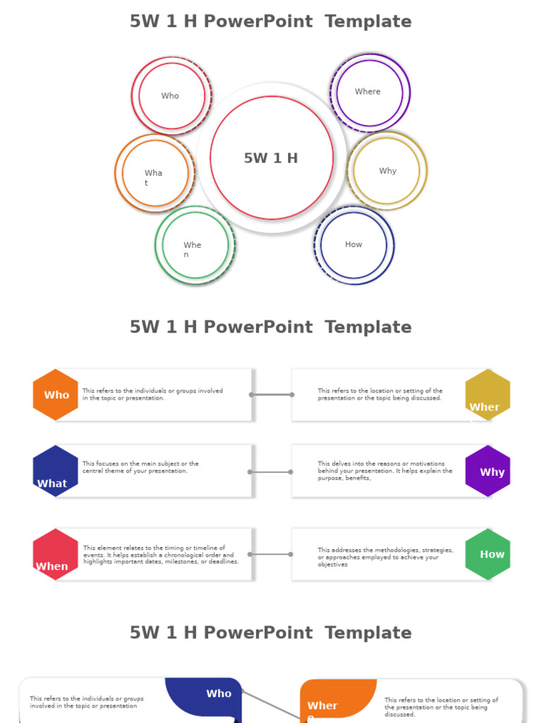 5W 1H Report Writing Template | PDF | Motivation | Motivational