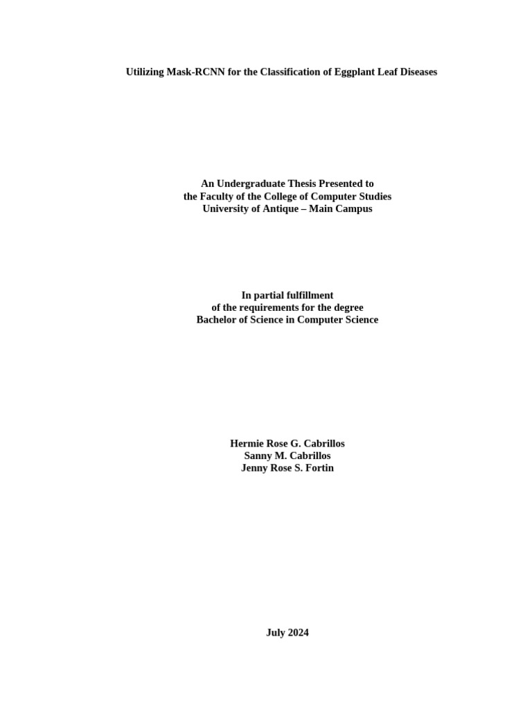 For - Final Checking v.3 | PDF | Image Segmentation | Machine Learning