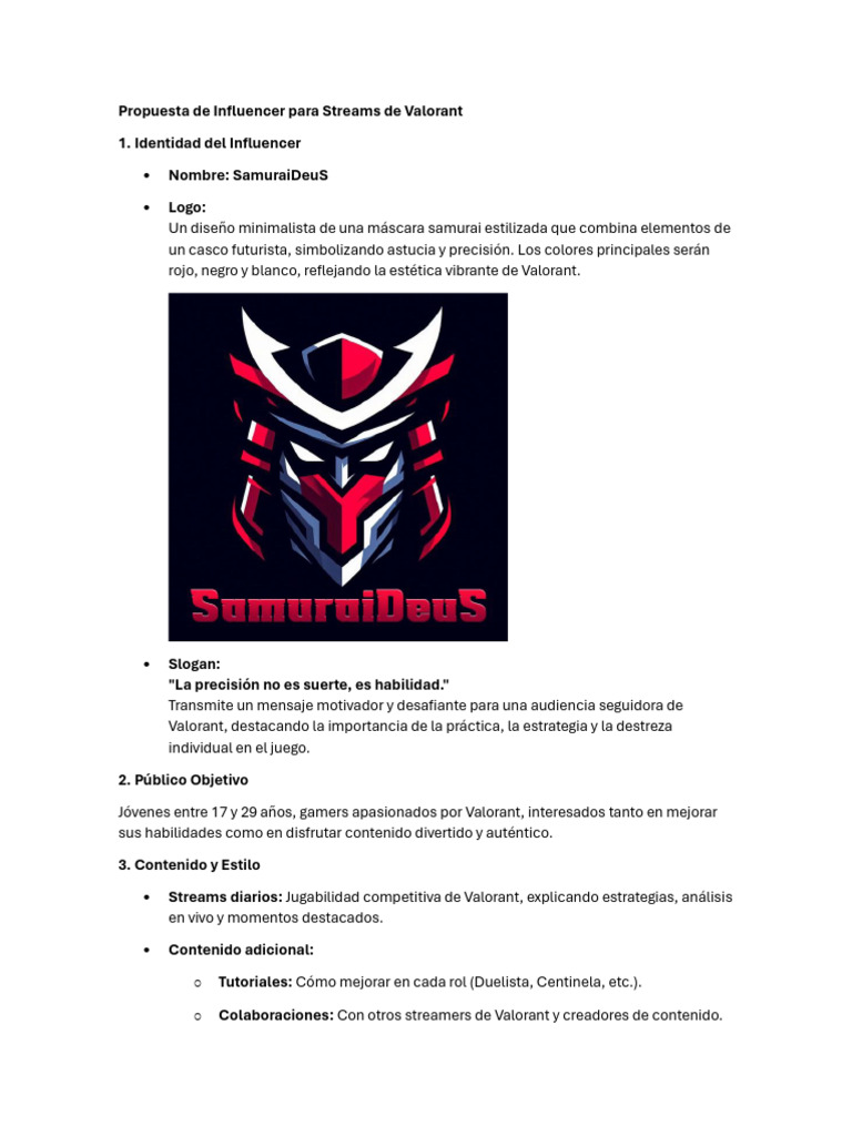 Propuesta de Influencer Airam | PDF | Juegos y actividades | Ciencias sociales