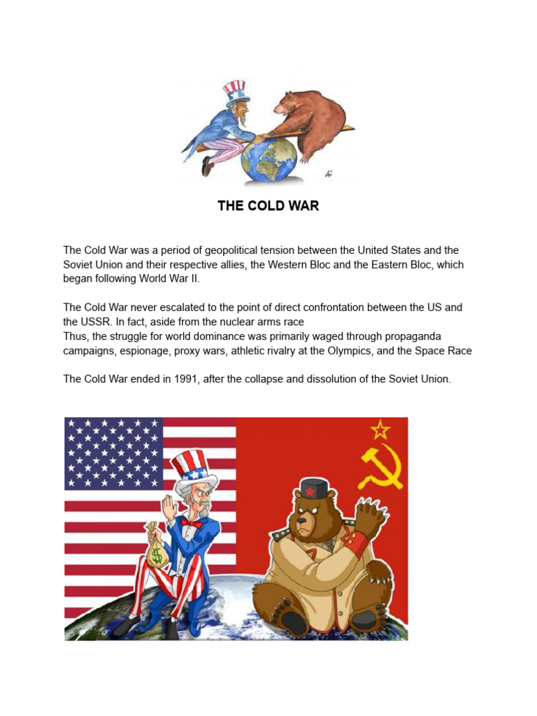 The Cold War - Grade 8 Notes | PDF | Cold War | Soviet Union