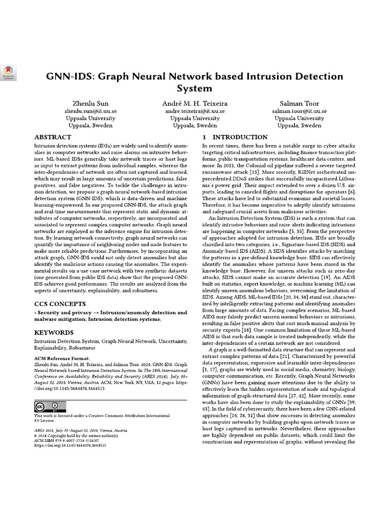 GNN Ids | PDF