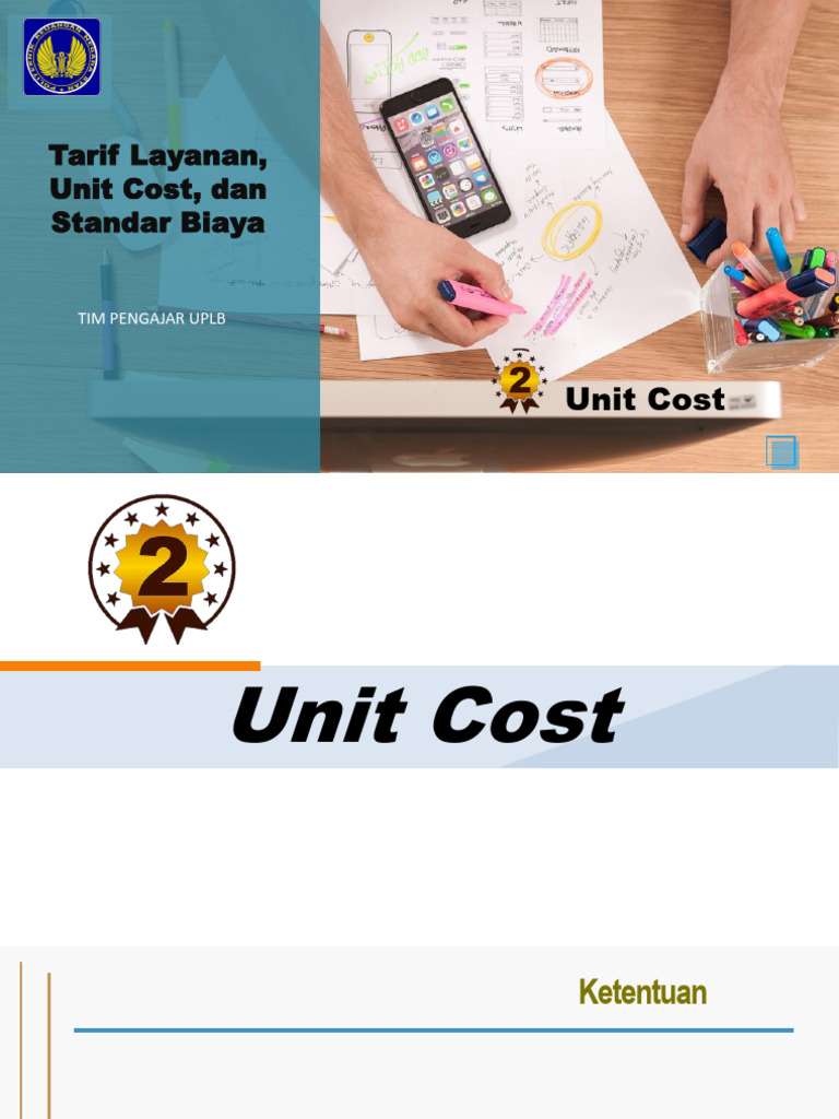 02 Materi BLU 2023 - Tarif-Unit-Cost-Standar-Biaya - Materi Unit Cost | PDF