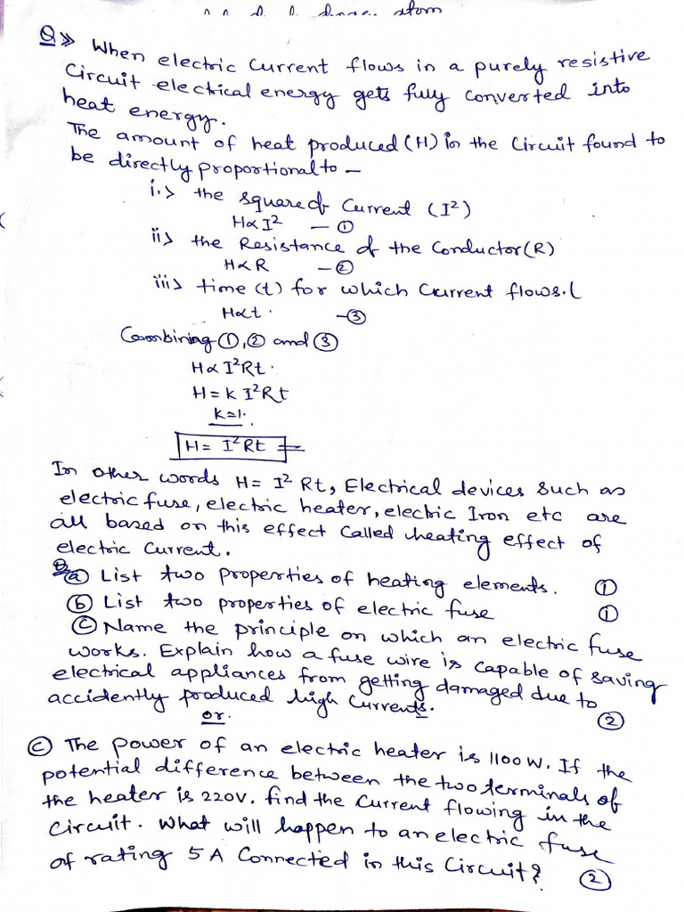 Physics Notes Class 10 Dav Pdf