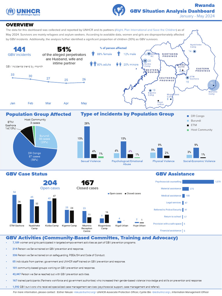 Rwanda GBV Situation Analysis 2024 | PDF | Violence | Aggression