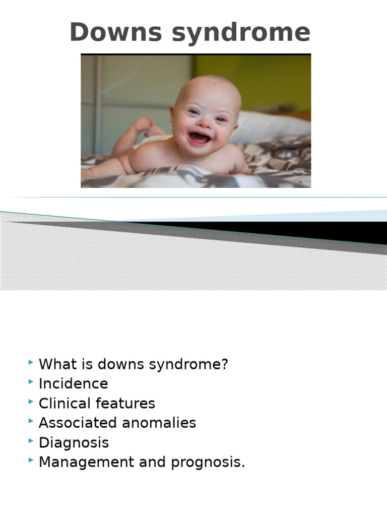Understanding Downs Syndrome: Overview & Management | PDF | Down ...