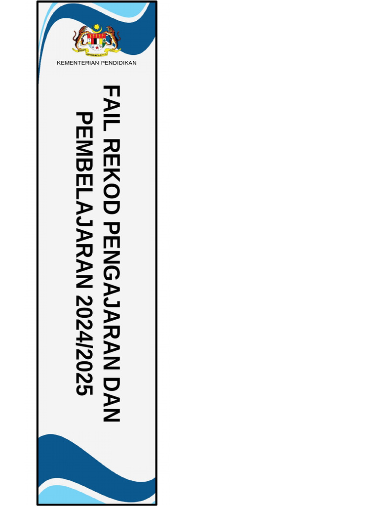 Fail Rekod Menuigghgajar Sesi Akademik 2024-2025 | PDF