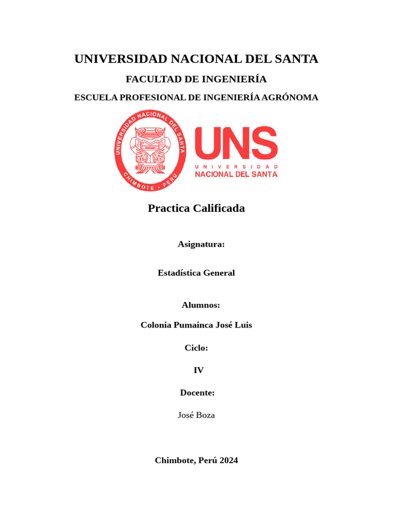 Practica Joseluis | PDF | Desviación Estándar | Agricultura Practica Joseluis | PDF | Desviación Estándar | Agricultura