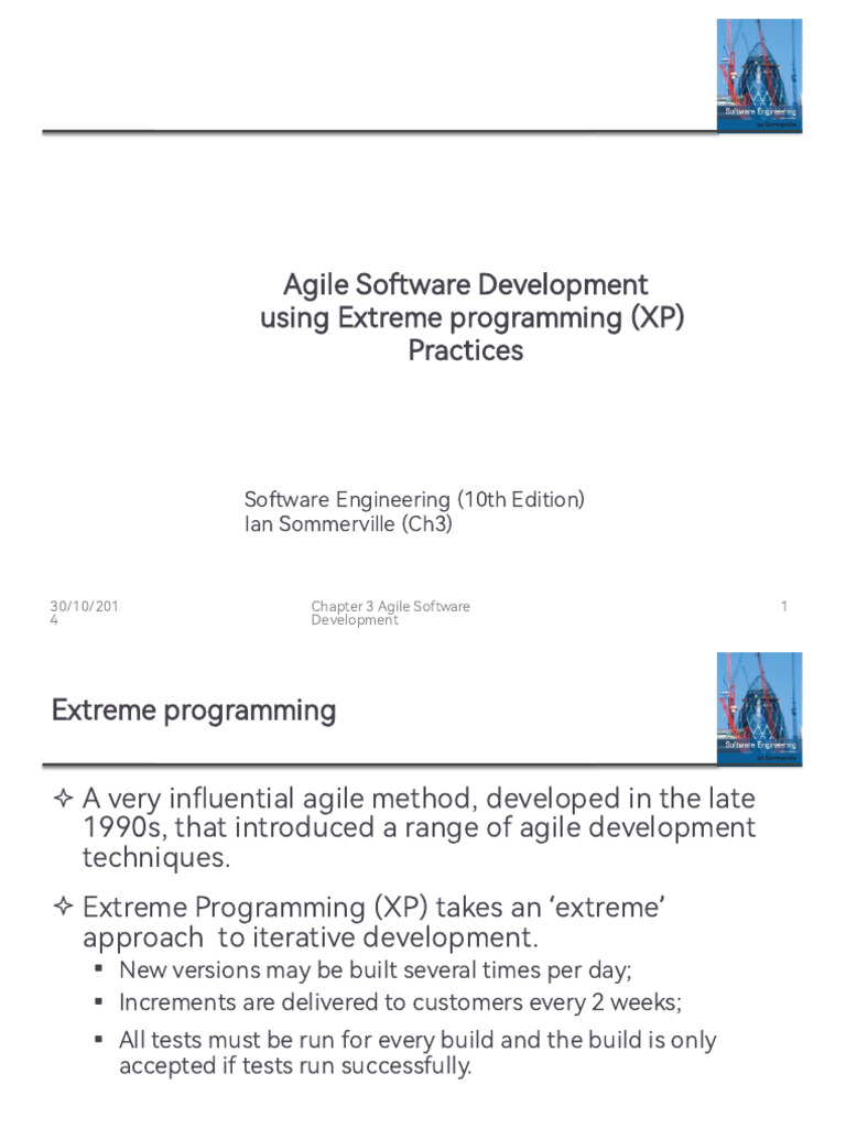 Lecture 12-Extreme Programing (XP) | PDF | Agile Software Development | Computer Engineering