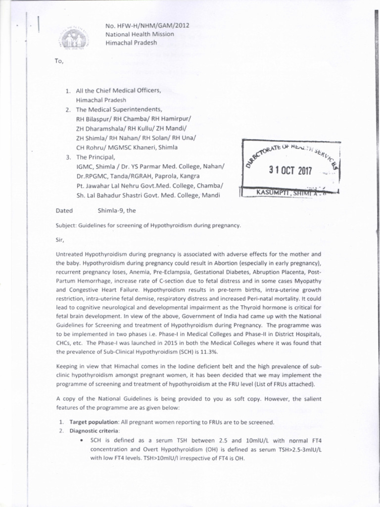 Hypo Thyroid Is M | PDF