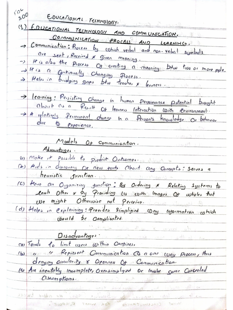 TDC 300 Educational Technology - 032804 | PDF