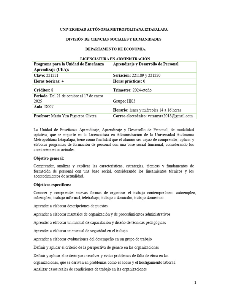 Programa de Materia | PDF | Influenza | México