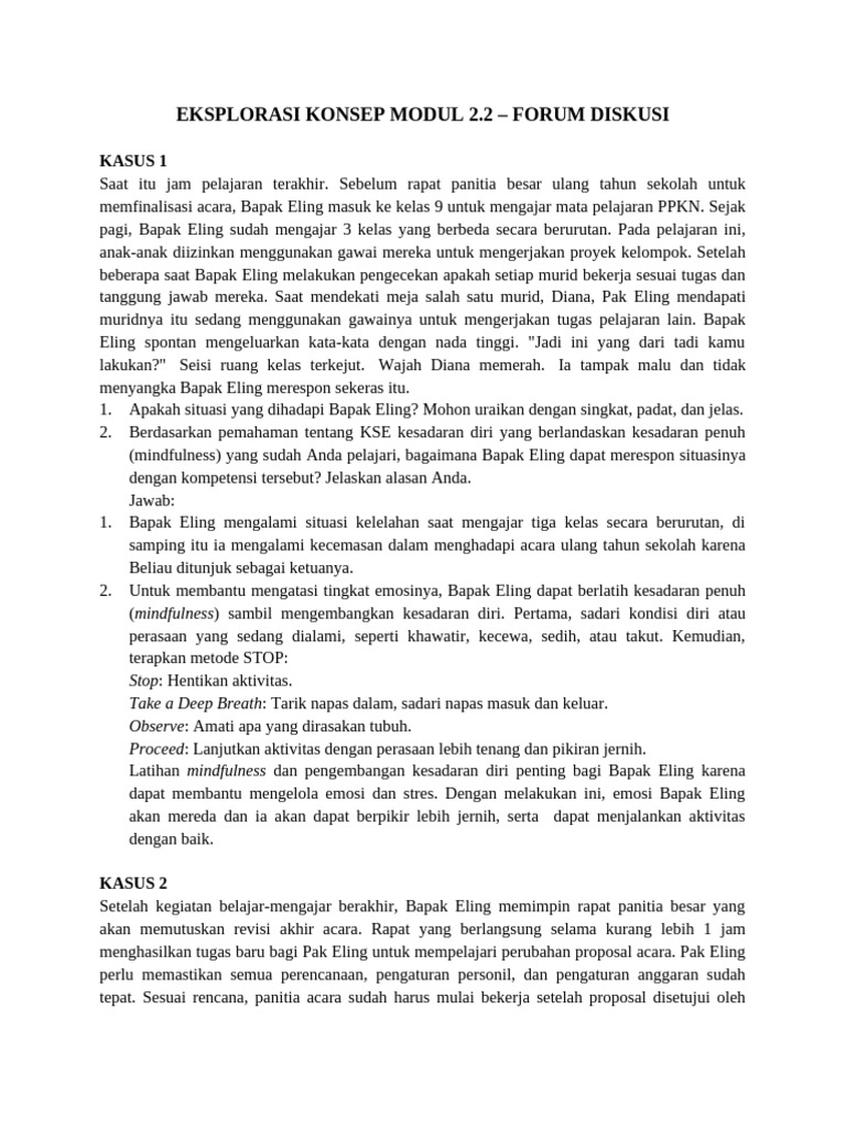 Eksplorasi Konsep Modul 2 | PDF