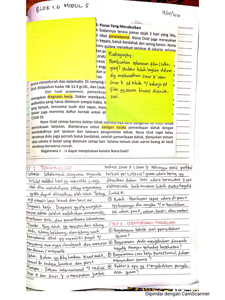 Logbook Modul 5 Blok 1.6 | PDF