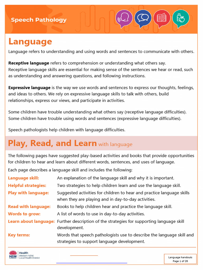 Language Handouts Complete Collection | PDF | Creative Commons License ...