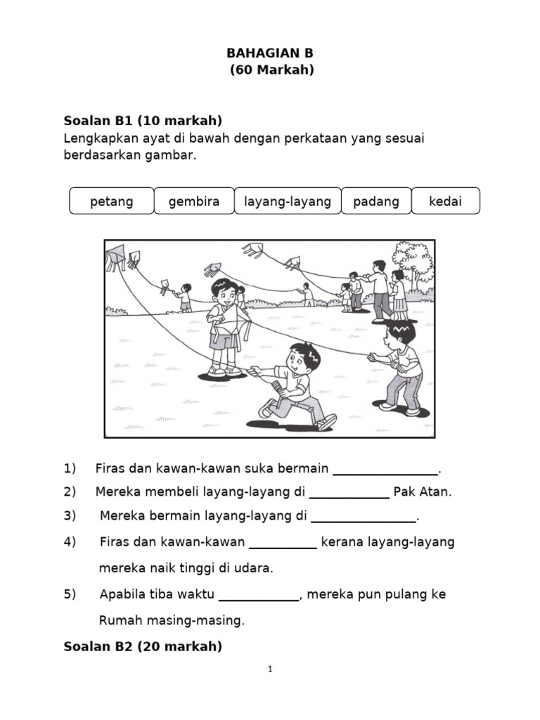 PAT BMT1 Bahagian B | PDF