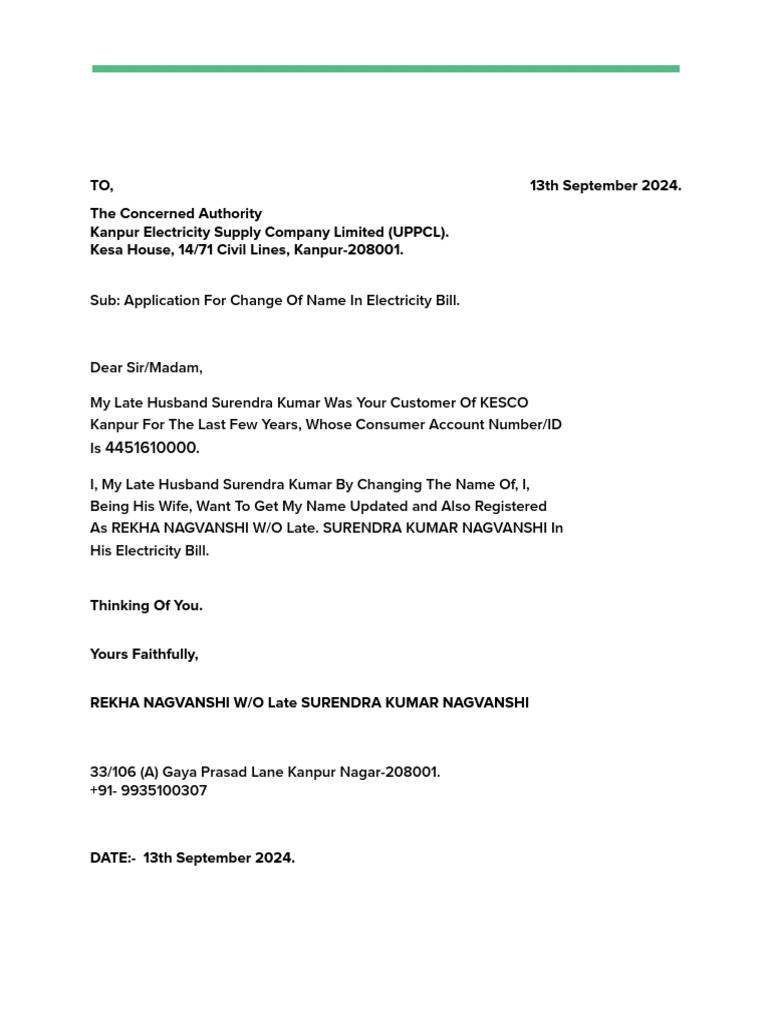 Kesco Kanpur - Letter | PDF | Technology & Engineering