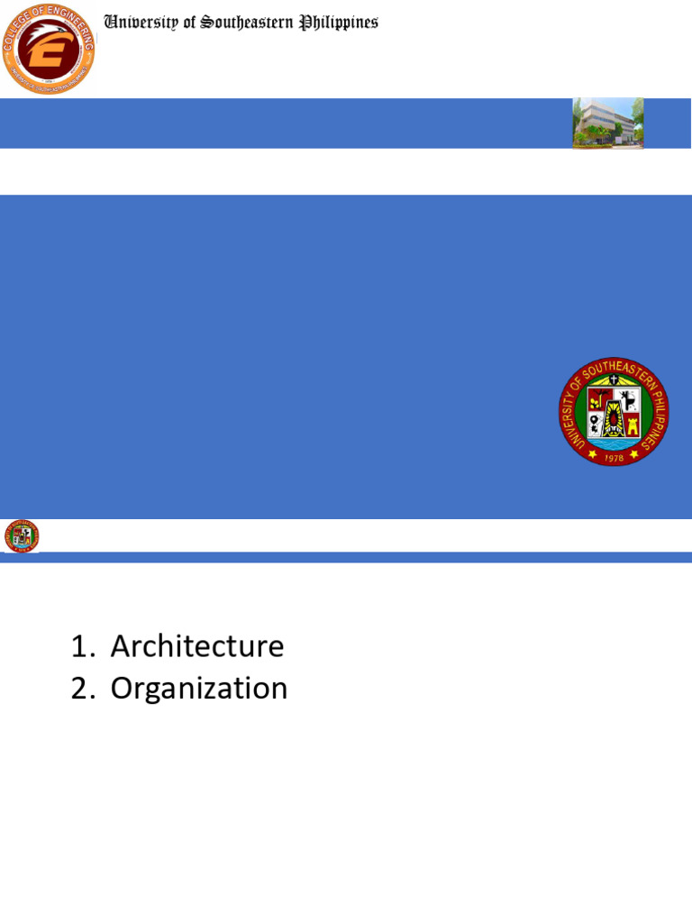 2 - Architecture and Organization | PDF | Input/Output | Computer Architecture