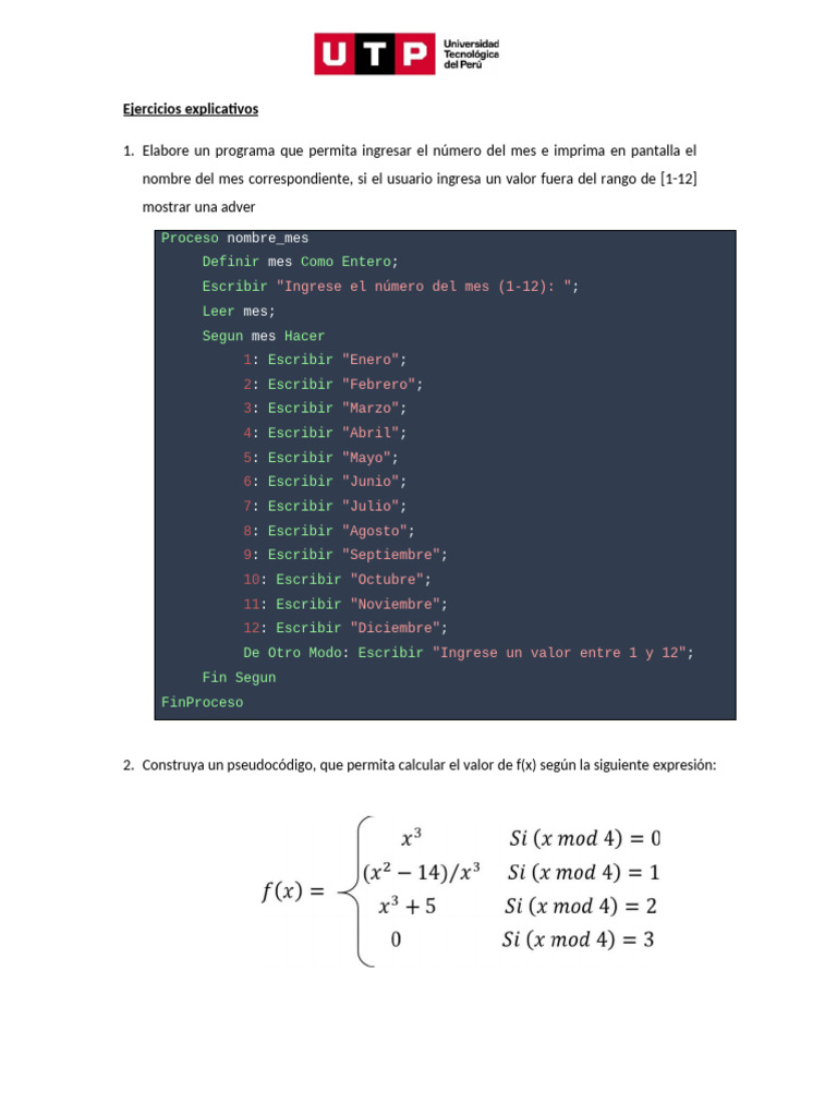 Tarea 09 Principio de Algoritmo | PDF | Informática | Ciencias de la Computación