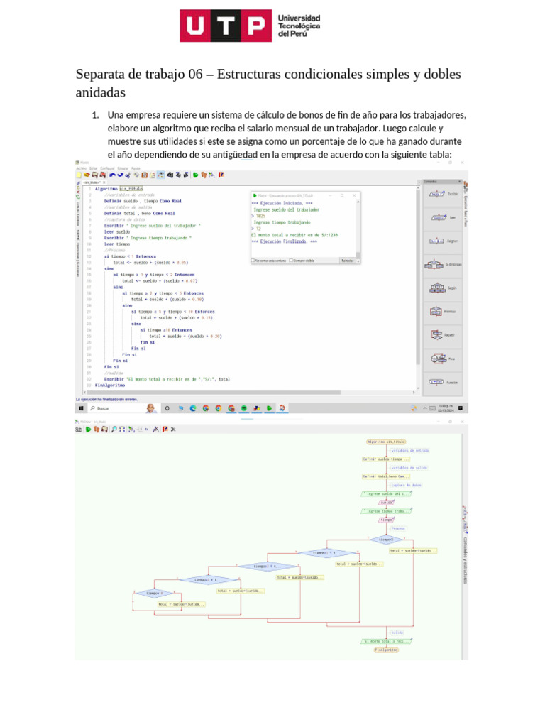 Tarea 08 Principio de Algoritmo | PDF