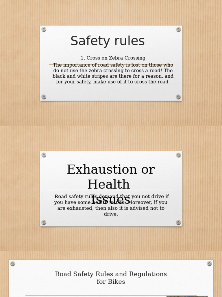 Safety Rules | PDF