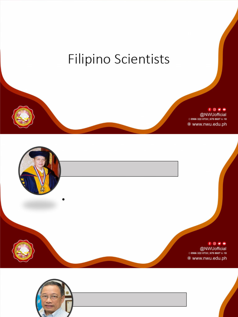 Filipino Scientists | PDF | Home & Garden | Science & Mathematics