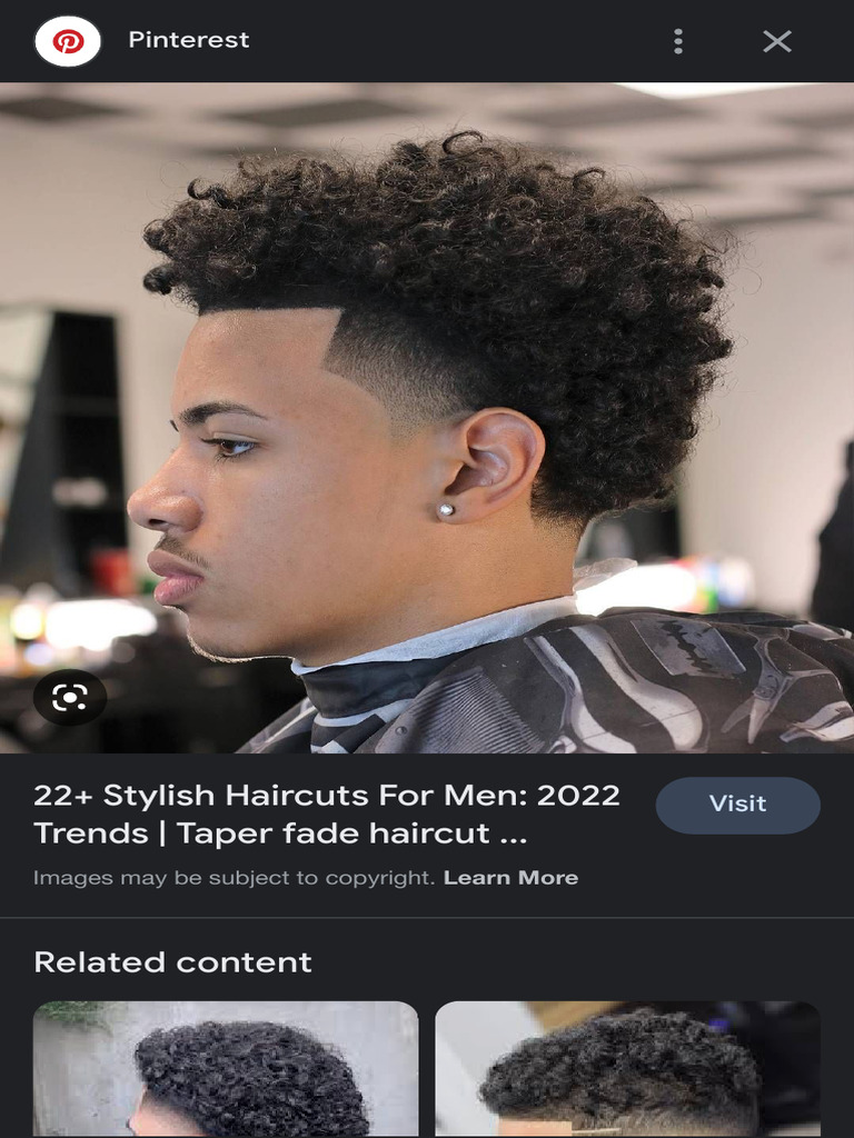 Taper Haircut Black Curly Hair - Google Search | PDF