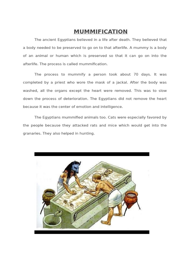 MUMMIFICATION | PDF | Wellness